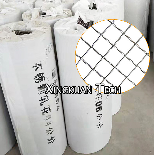 Stainless Steel 304 Crimped Woven Corrugated Wire Mesh For Screening