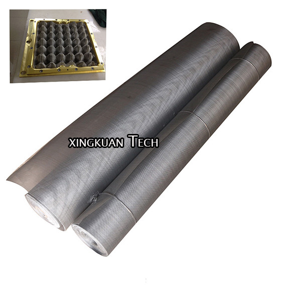 Woven Wire Mesh Stainless Steel Mesh For Molded Pulp Egg Cartons
