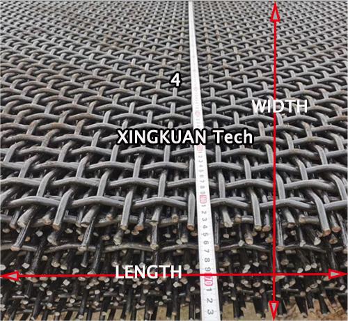 Vibrating Mine Screen Mesh , Quarry Screen Mesh In Hook Edge