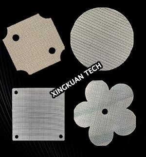 Circle Extruder Wire Mesh , Circular Mesh Screen For Plastic And Rubber